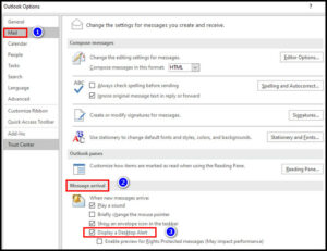 Enable & Disable Outlook Desktop Alert [Quick Guide]