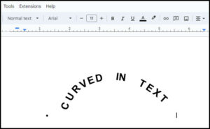 How to Curve Text in Google Docs [Step-by-Step Process]