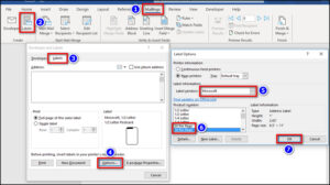 Create Multiple Name Tags or Address Labels in MS Word