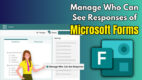 Manage Who Can See Responses of Microsoft Forms