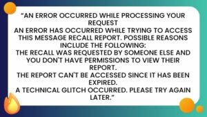 [Fixed] Unable to View Message Recall Report in Outlook
