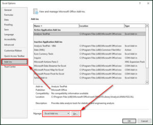 Excel: Least Squares Regression [Plot Line of Best Fit]