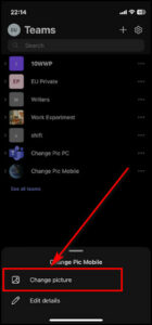 How to Change Profile Picture of a Group Chat in Teams