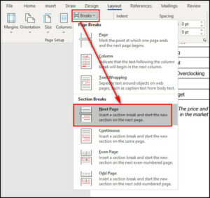 How to Insert Roman Numerals and Page Numbers in Word