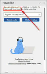 Transcribe in Microsoft Word [Convert Audio to Text]