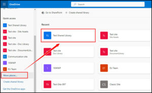 OneDrive Shared Library [Create & View Your Shared Library]