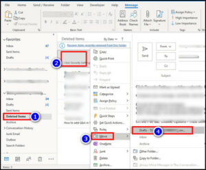 How to Recover Deleted Drafts in Outlook [Quick Guide]