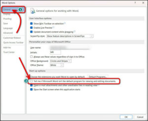 Fix Word Isn't Default Program for Viewing And Editing Docs
