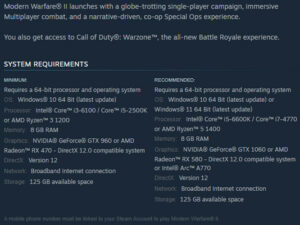Fix DirectX Error in Call of Duty MW2 [Easy Methods]