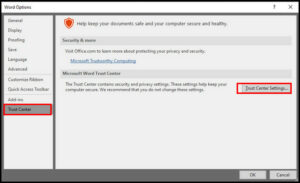 Disable MS Word Security Notice Pop-Up [Step-by-Step Guide]