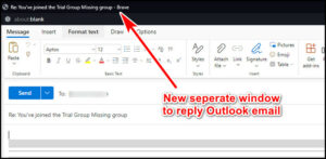 Open Email in Separate Window in Outlook [Quick Guide]
