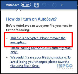 Fix Microsoft Office AutoSave Not Working [7 Easy Ways]