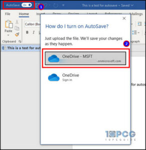 Fix Microsoft Office AutoSave Not Working [7 Easy Ways]