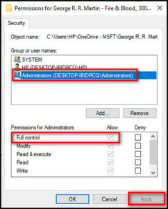 OneDrive No Access Permissions to the Item [Fix Access Error]