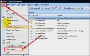 How To Enable or Disable Work Offline Mode in Outlook