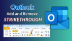 Outlook: Add and Remove Strikethrough [Mark Your Text]