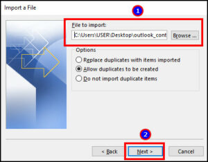 Import Contacts from Excel (CSV) to Outlook [3 Easy Steps]