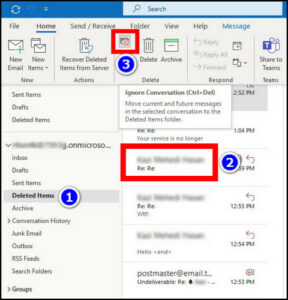 Ignore Conversations on Outlook & Remove Unwanted Emails