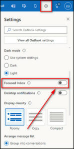 Turn Off Focused Inbox in Outlook [Unclutter Your Inbox]