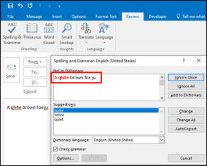 Outlook Spell Checking Not Working [Never Miss A Typo]