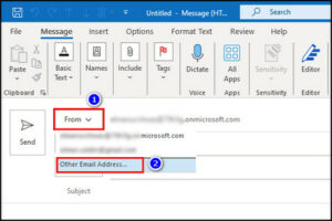Send an Email On Behalf in Outlook [Get Delegate Access]