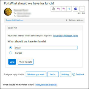 How to Create a Poll & View Voting Results in Outlook
