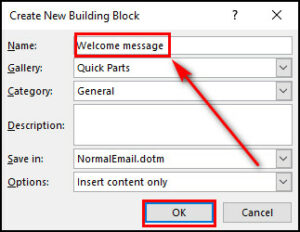 Quick Parts & AutoText in Outlook [Add Reusable Text]