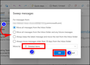 Create And Use Sweep Rules to Organize Outlook Mailbox