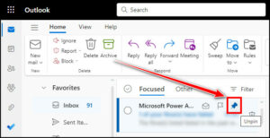 How to Pin Emails to the Top of Your Inbox in Outlook