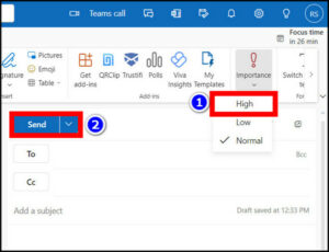Send High-Priority Email In Outlook & Get Fast Response