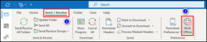 How To Enable or Disable Work Offline Mode in Outlook