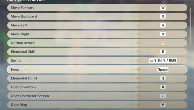 Controls and Keybinds of Genshin Impact [Complete 2024 List]