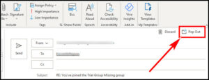 Open Email in Separate Window in Outlook [Quick Guide]