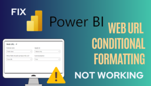 Fix Power BI Web URL Conditional Formatting Not Working