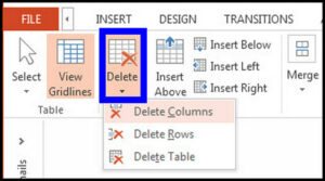 Add Or Delete Table Rows And Columns In Powerpoint [2024]