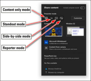 Microsoft Teams: Share Screen and Video Simultaneously