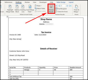 Create Multiple Invoices from MS Excel [With Templates]