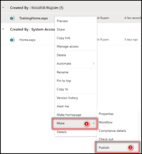 Publish to SharePoint [Make Accessible for Everyone]