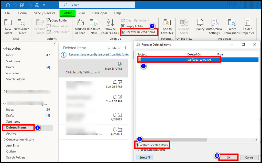 How to Recover Deleted Drafts in Outlook [Quick Guide]