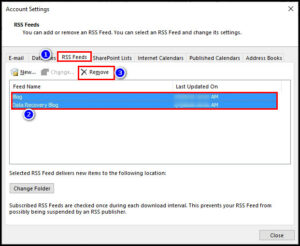 Remove RSS Feeds from Outlook [Clutter Free Experience]