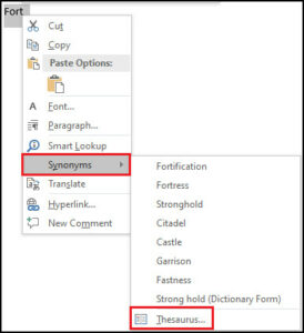 How To Use Thesaurus In MS Word [3 Simple Methods 2024]