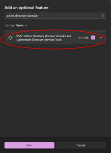 Install Active Directory Users & Computers on Windows 11