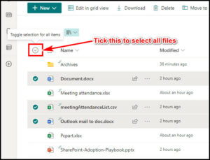 Save Time By Tagging Multiple Files In SharePoint