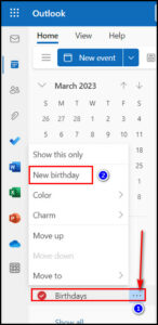 Add a Birthday Calendar in Outlook [Keep Track of Birthdays]
