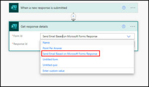 Microsoft Forms: Send Email Based on Form Response