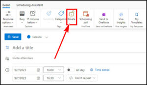 Make All Appointments or Meetings Private in MS Outlook