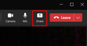 Microsoft Teams: Share Screen and Video Simultaneously