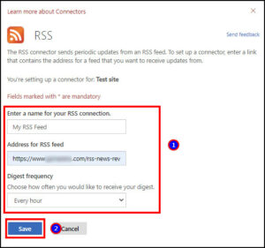 Add RSS Feed in SharePoint [Get Update from Other Site]