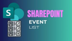 SharePoint Event List [Add, Create, and Edit Event List]