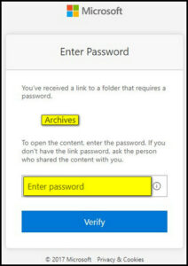 Lockdown SharePoint Folder with Password Protection